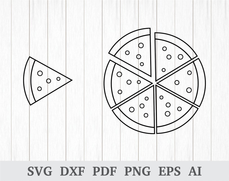 Pizza SVG, Pizza Slice SVG, Food SVG, Pizza Vector, Pizza Slice Vector ...
