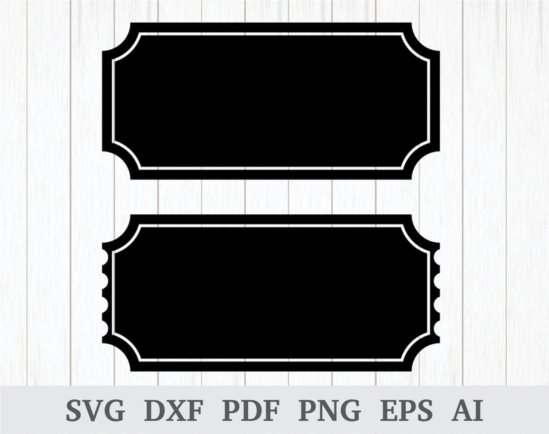 Ticket SVG, Ticket Clipart, Ticket PNG, Movie Ticket Svg, Event Ticket ...