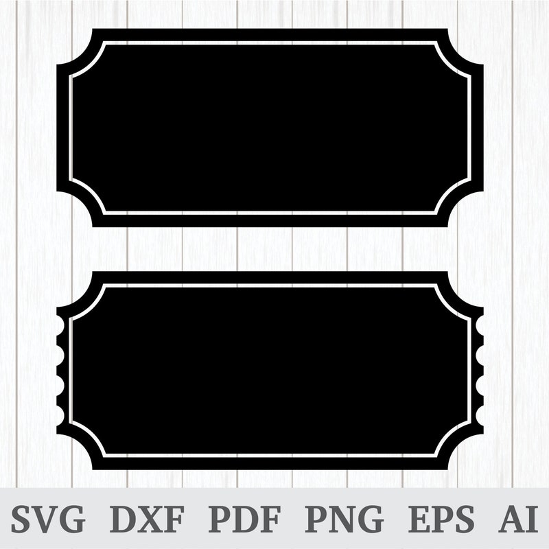 Ticket Svg - Etsy