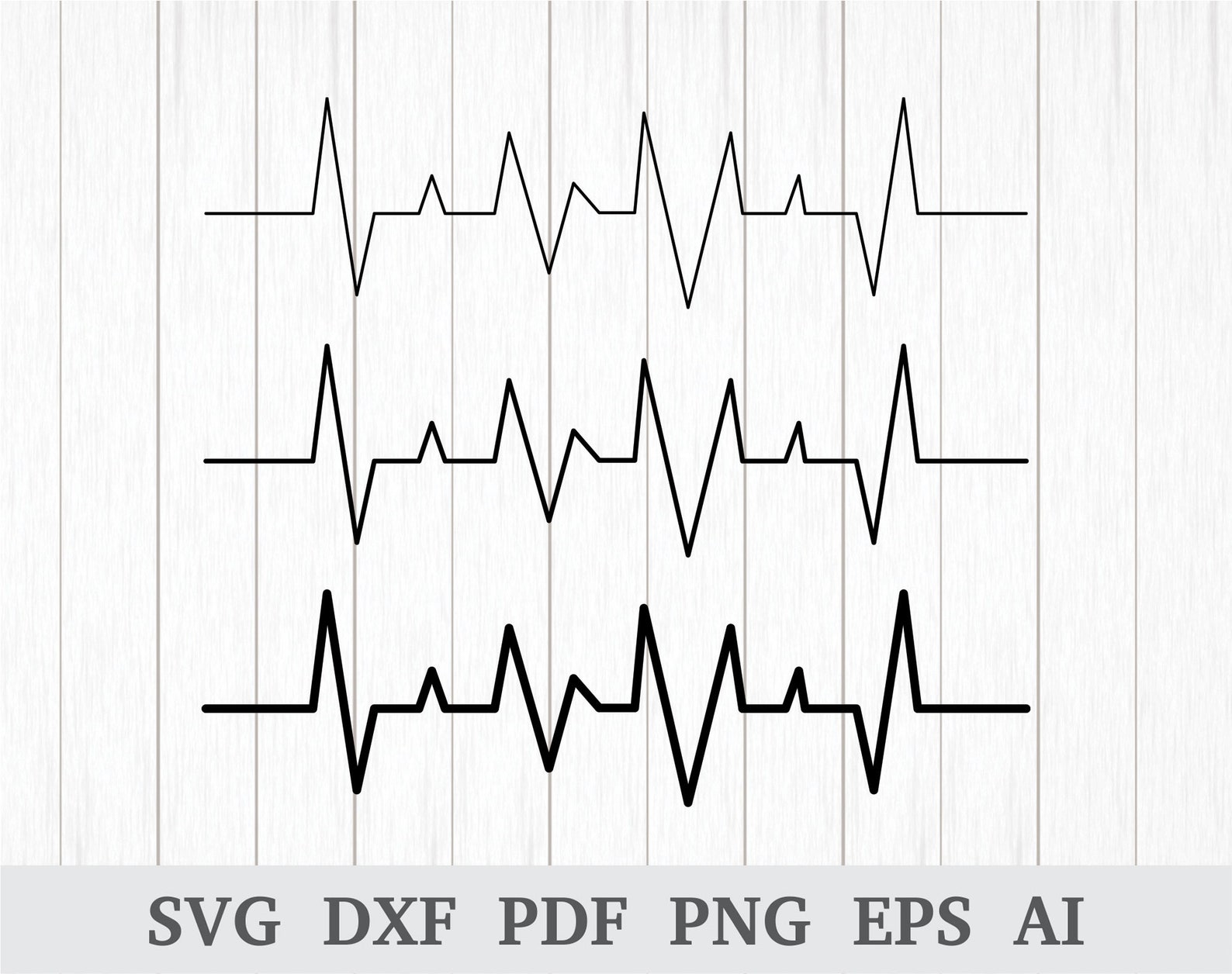Heart Beat SVG Heartbeat SVG Heart SVG Heart Pulse Svg | Etsy