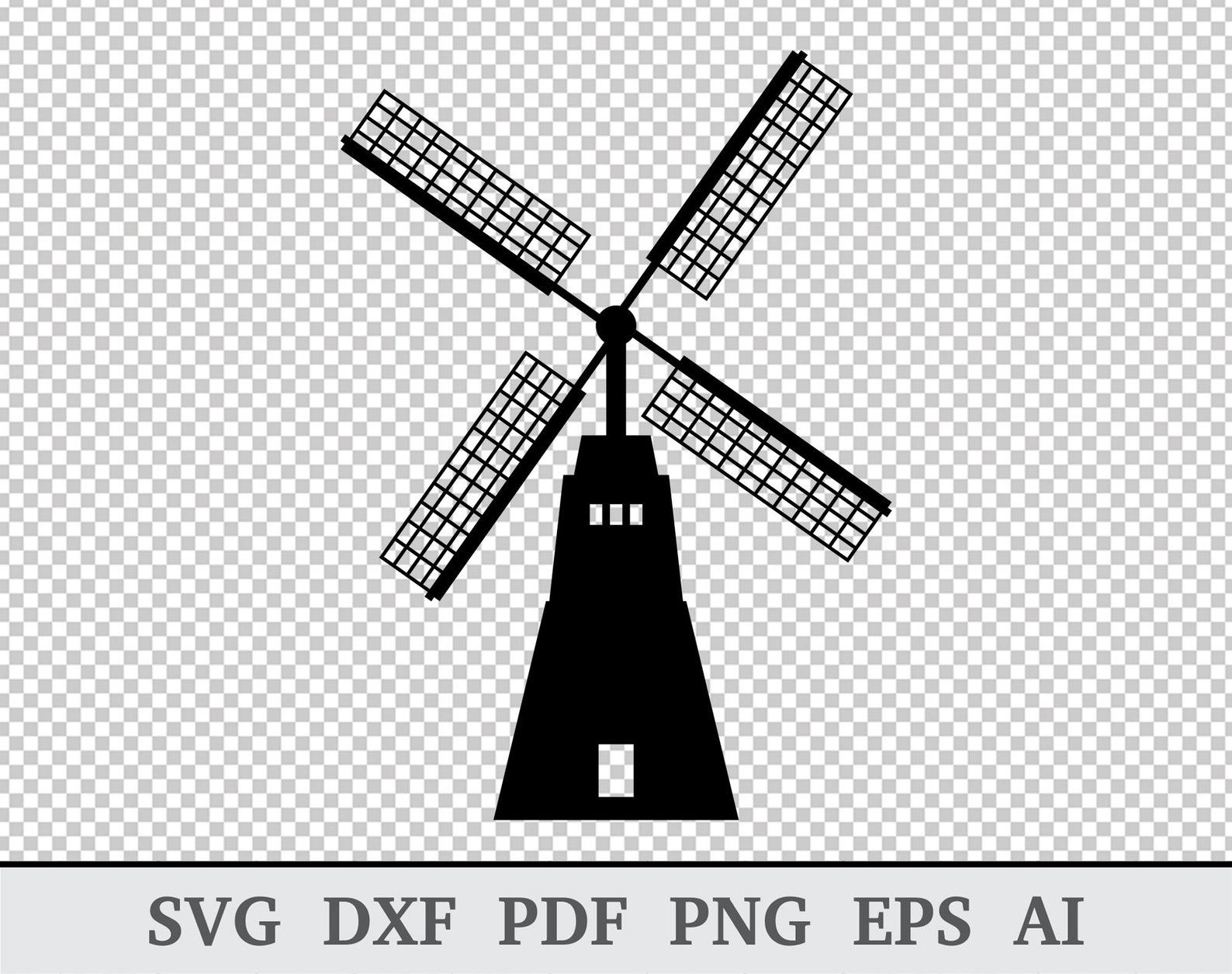 Windmill Svg Farmhouse Windmill Svg Farm Windmill Svg Wind - Etsy