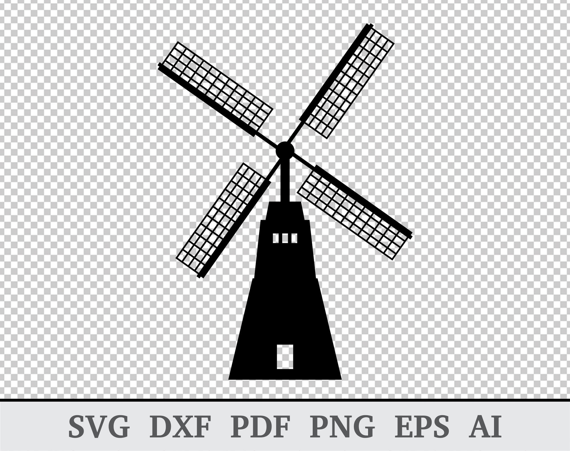 Windmill Svg Farmhouse Windmill Svg Farm Windmill Svg Wind - Etsy