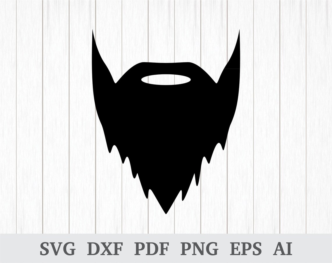 Beard SVG Beard Face SVG Man With Beard SVG Beard Clipart | Etsy
