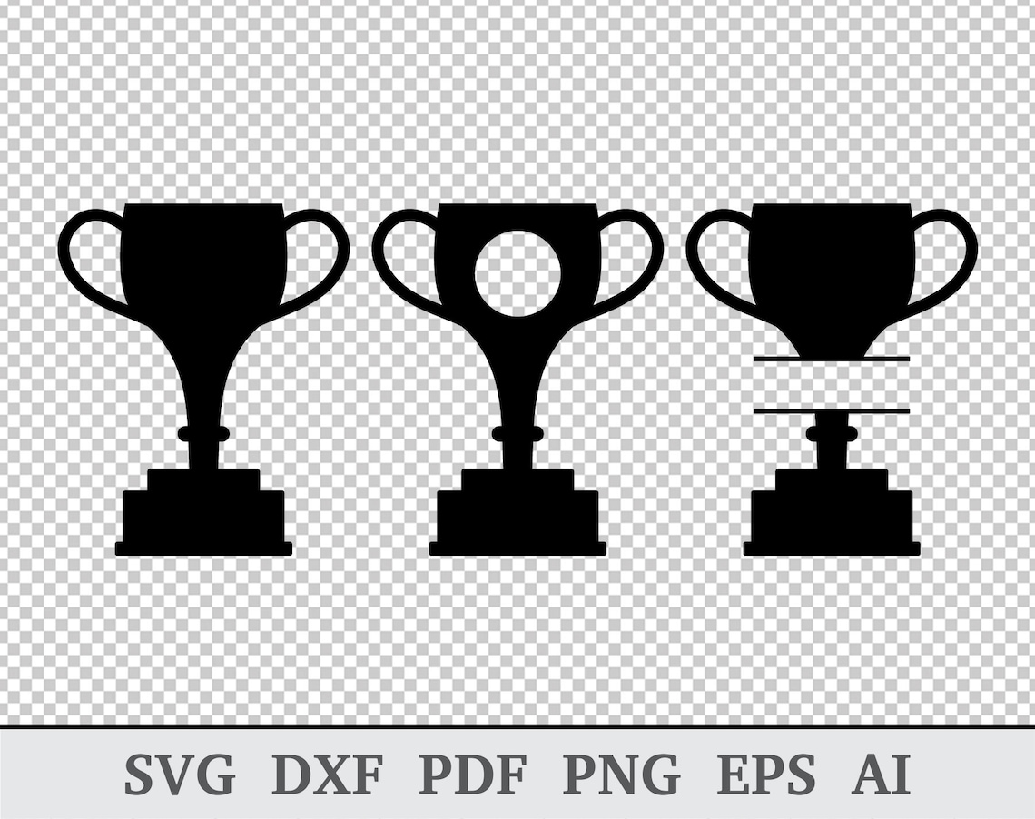 Trophy Svg Trophy Clipart Trophy Vector Awards Svg Prize | Etsy
