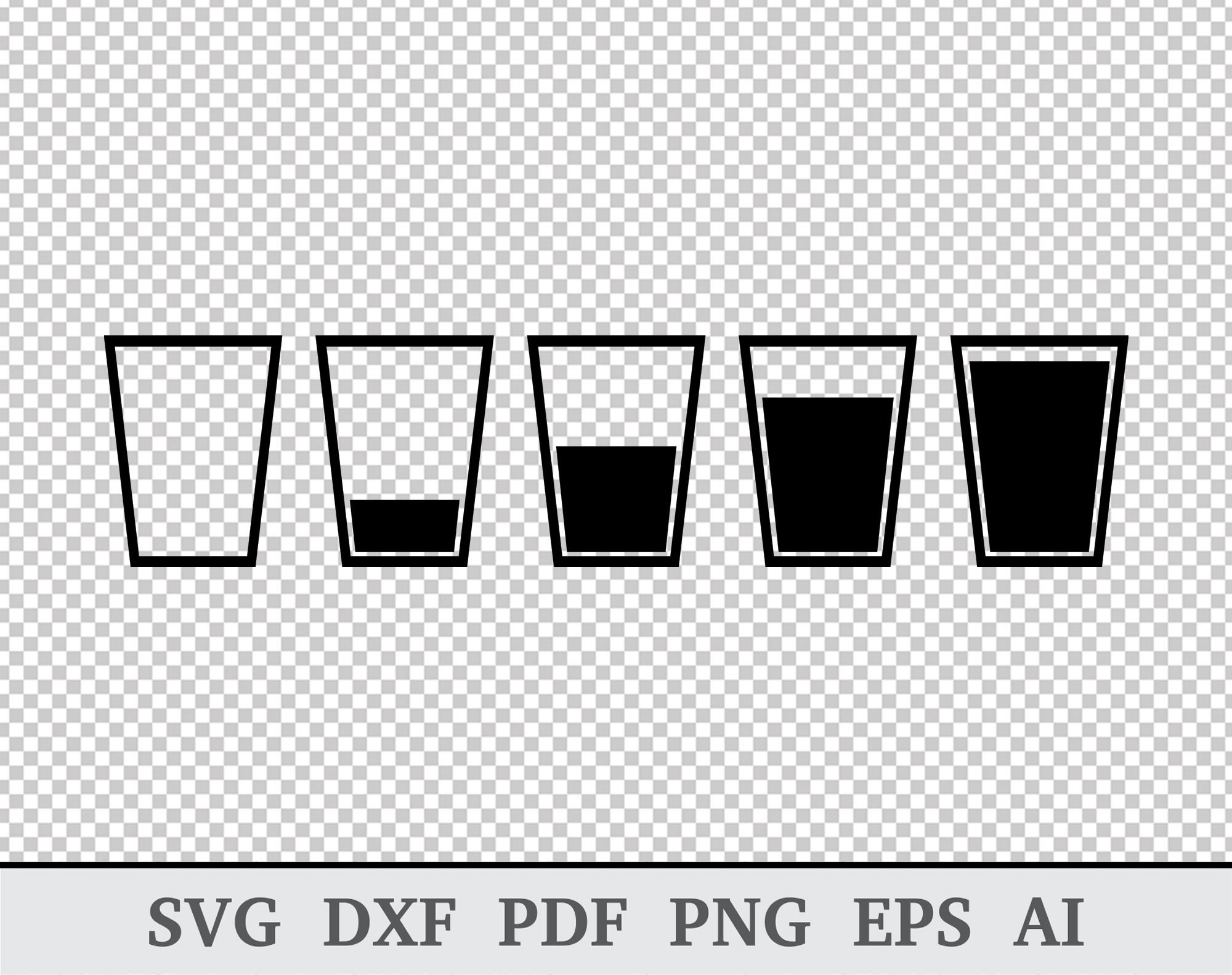 Glasses Svg , Glass Svg, Tumbler Svg, Glass Half Full Svg, Glasses ...