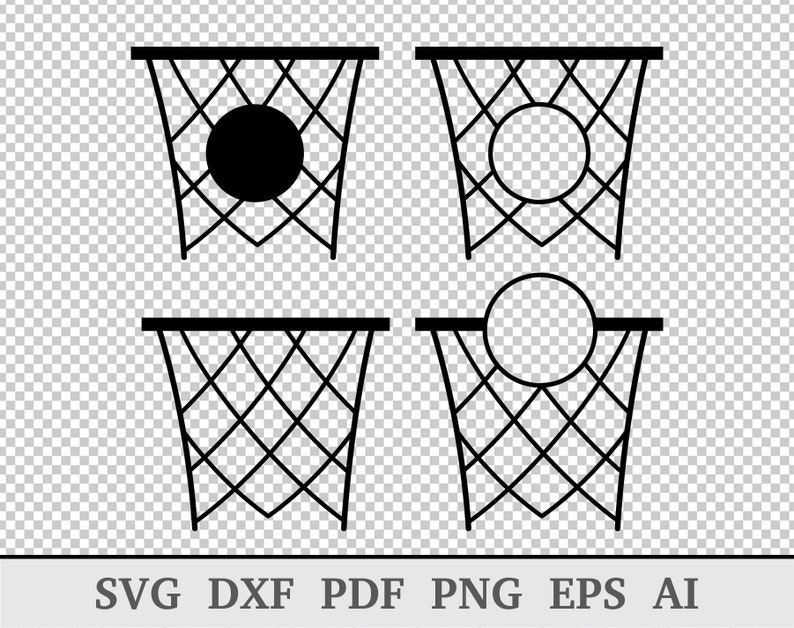 Basketball Net SVG Basketball Hoop SVG Basketball Monogram - Etsy UK