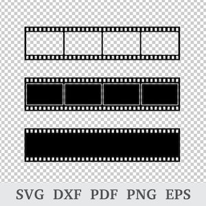 Film Strip SVG, Movie Strip Svg, Film Frame Svg, Cinema Svg, Filmstrip ...