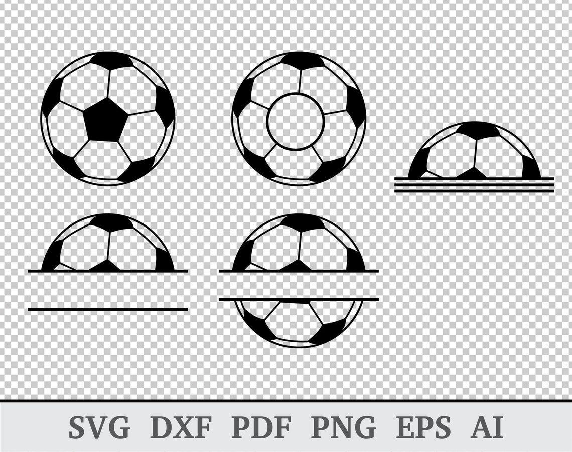 Soccer Ball Monogram SVG Soccer Ball SVG Soccer Monogram - Etsy UK