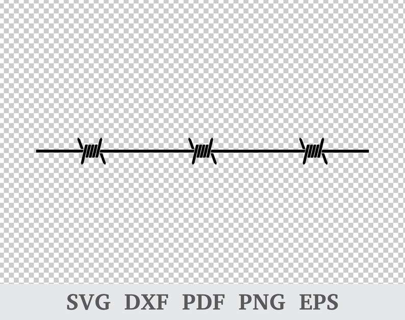 Barbed Wire Svg, Fence Svg, Barb Wire Svg, Fence PNG, Fence Clipart ...