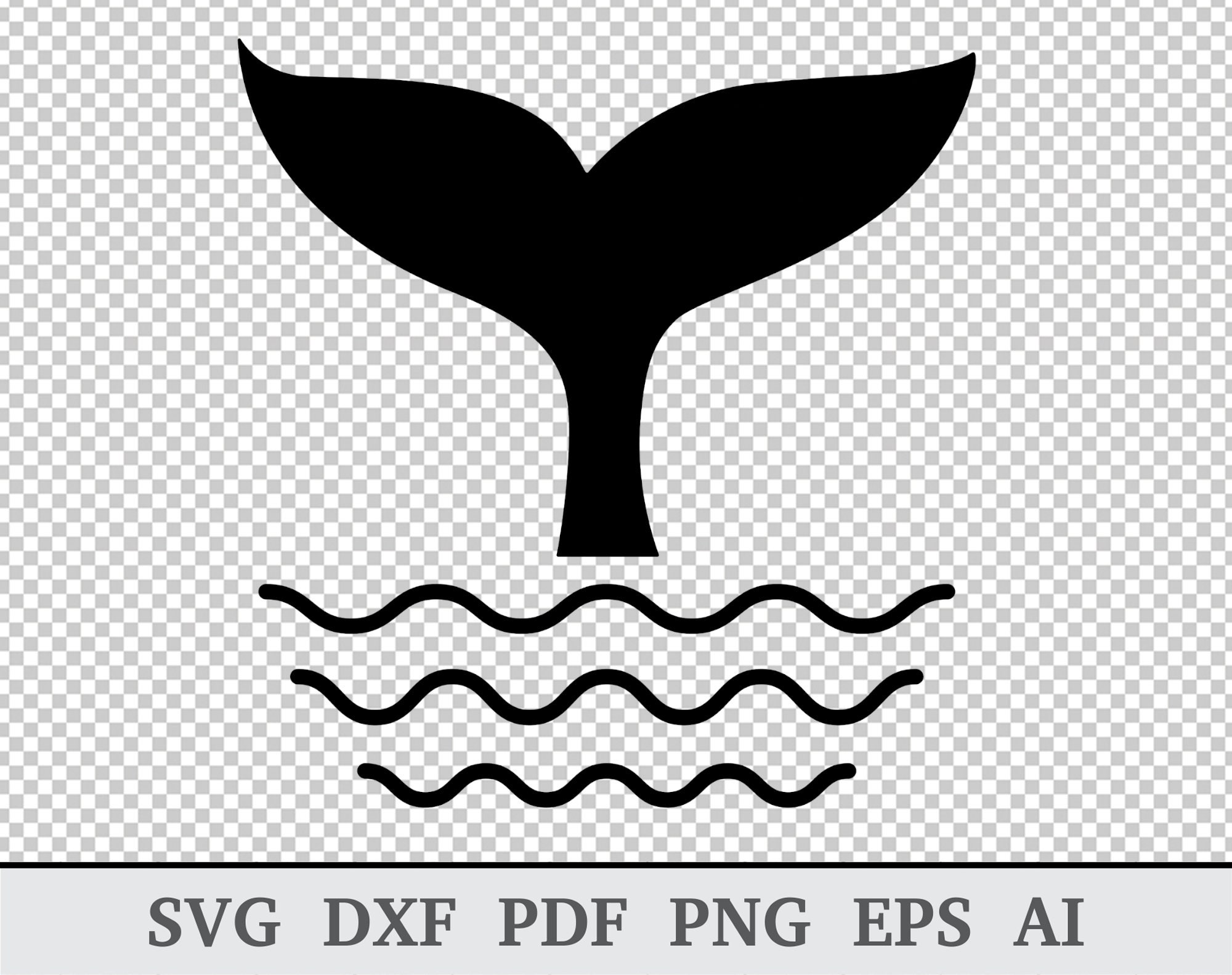 Whale Tail SVG Whale Svg Ocean Life Svg Mermaid Tail Svg - Etsy Denmark