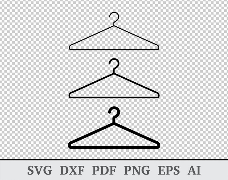 Hanger SVG Coat Hanger SVG Clothes Hanger SVG Wardrobe Svg | Etsy