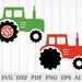 Tractor Monogram Frame SVG Tractor SVG Tractor Monogram Svg - Etsy