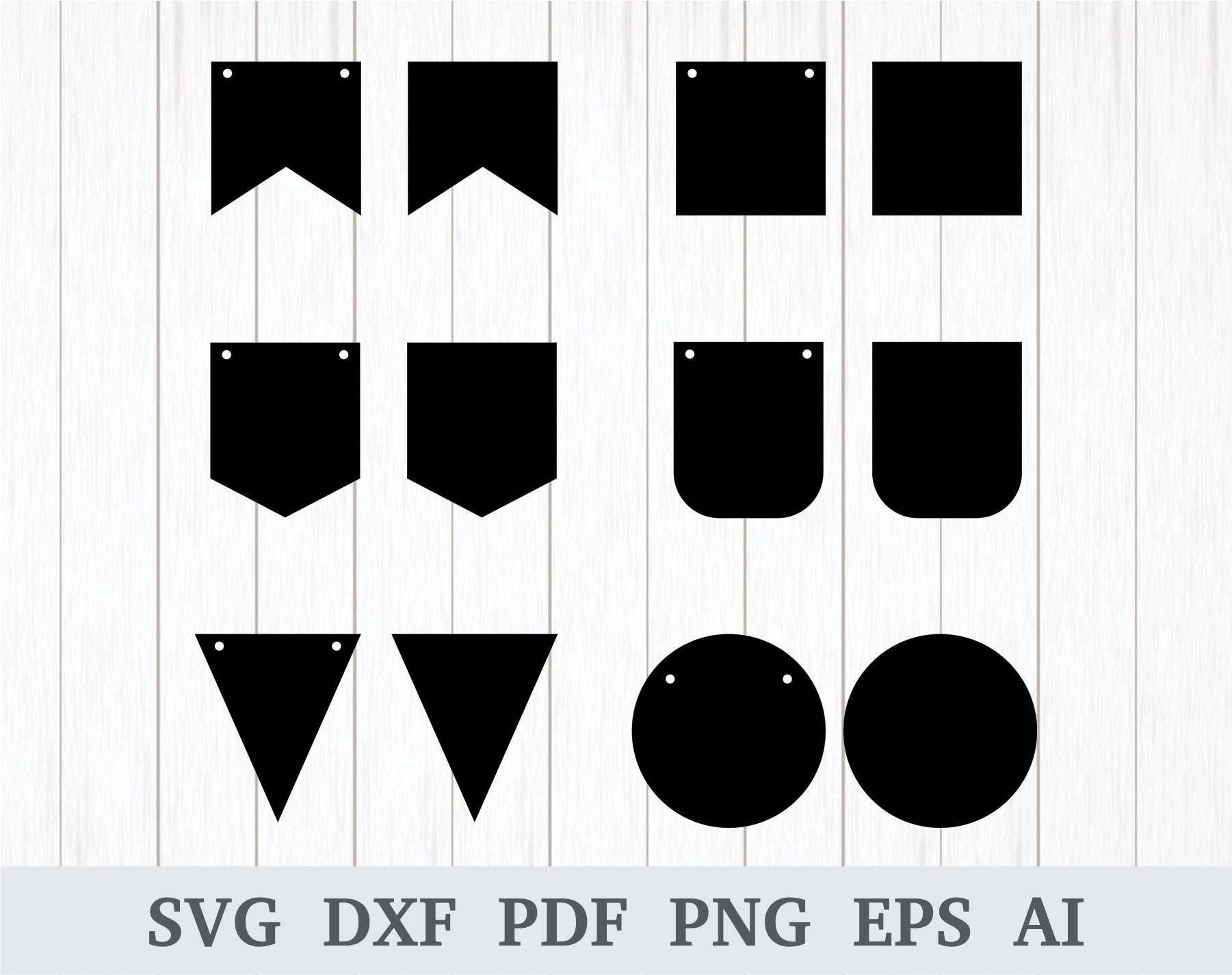 Bunting Banner Svg Banners Svg Bunting Svg Bunting Banner Etsy