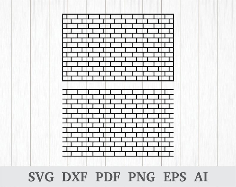 Brick SVG Brick wall svg Brick Pattern svg Brick Wall | Etsy