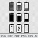 Battery SVG, Batteries SVG, Battery Cutting File, Charging Svg, Full ...