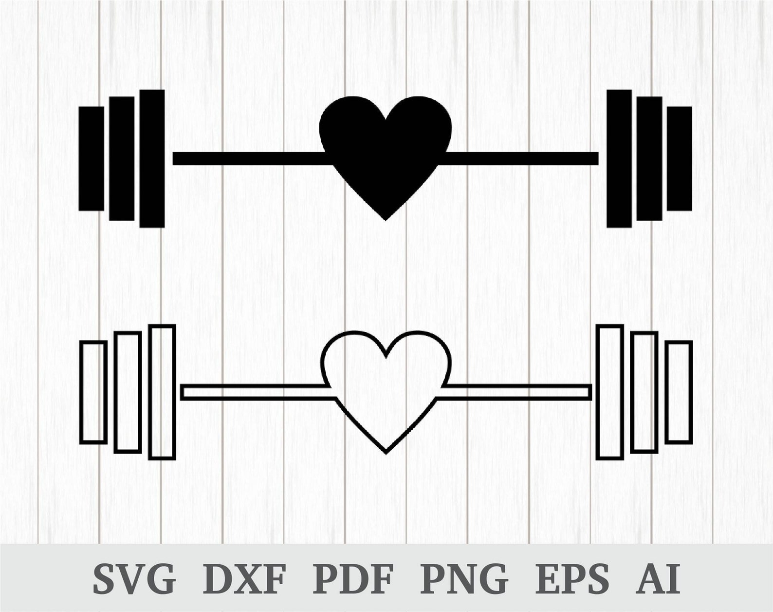 Barbell SVG, Gym SVG, Weight Lifting Svg, Workout Svg, Dumbbell Svg ...