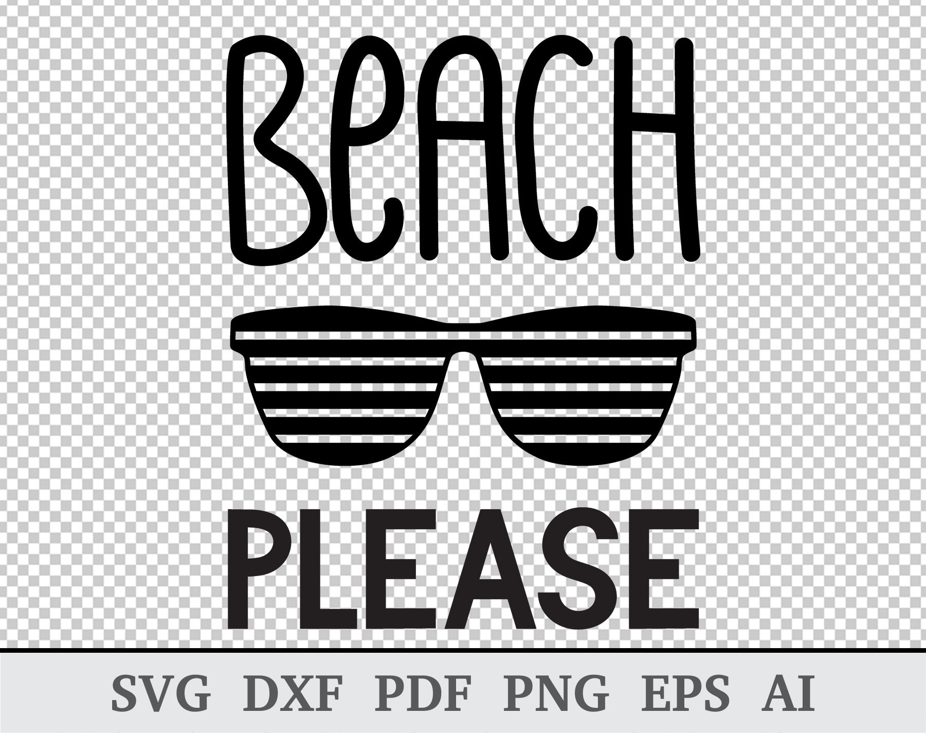 Beach Please SVG Beach SVG Summer Svg Vacation Svg Cutting - Etsy UK