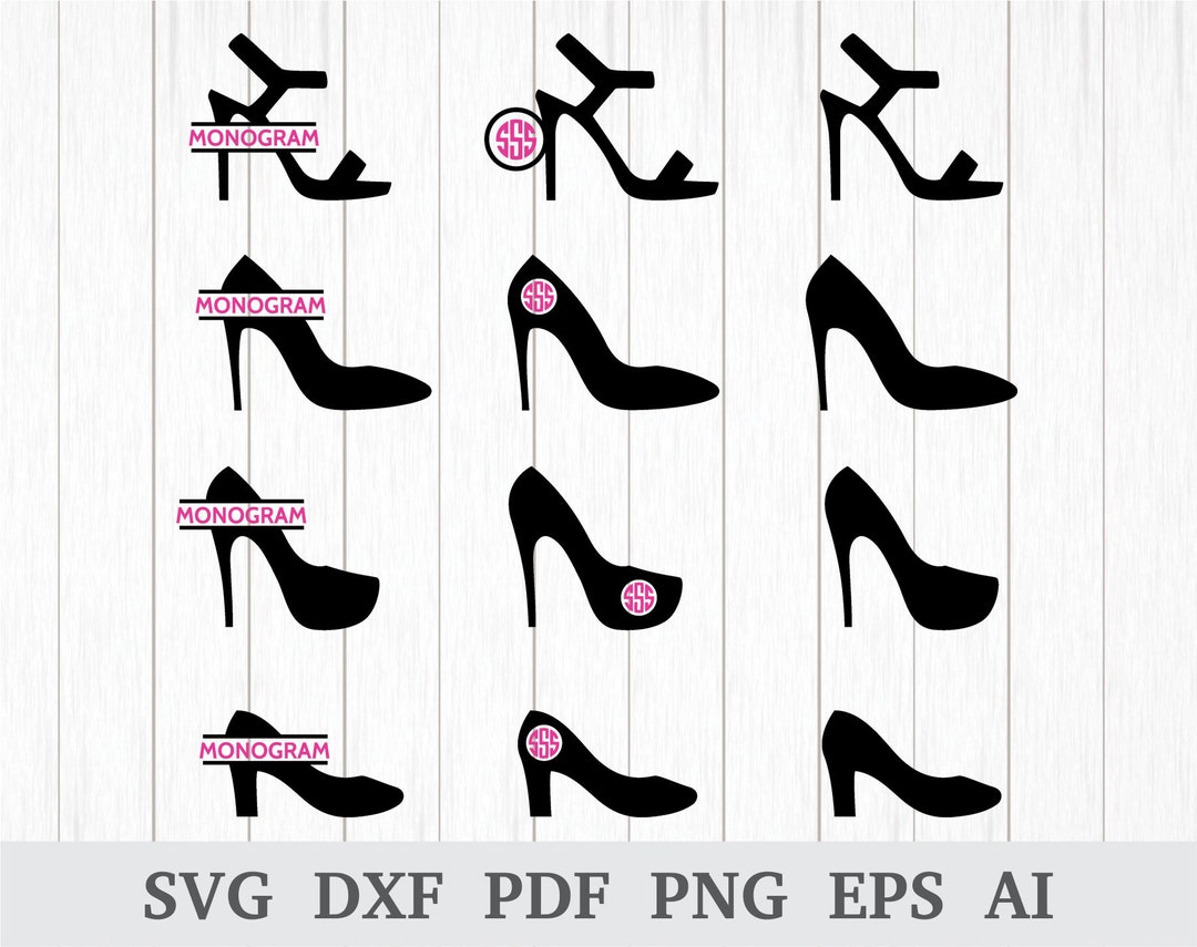 High Heels SVG File, Stiletto Svg, Heels SVG, Women Shoes Svg, High ...