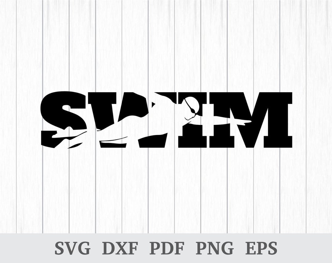 Swim Svg, Swimming PNG, Swimmer Vector, Cricut & Silhouette Cut Files ...