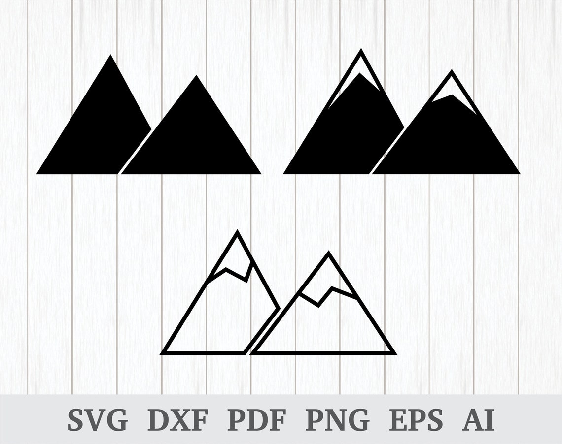 Mountain Svg Mountain Svg Files Mountains Svg Mountain Png - Etsy