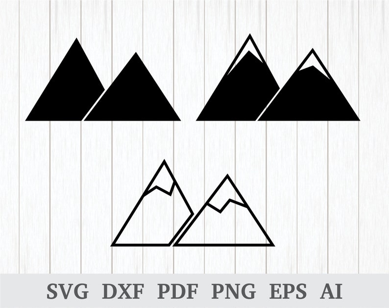 Mountain Svg Mountain Svg Files Mountains Svg Mountain Png - Etsy