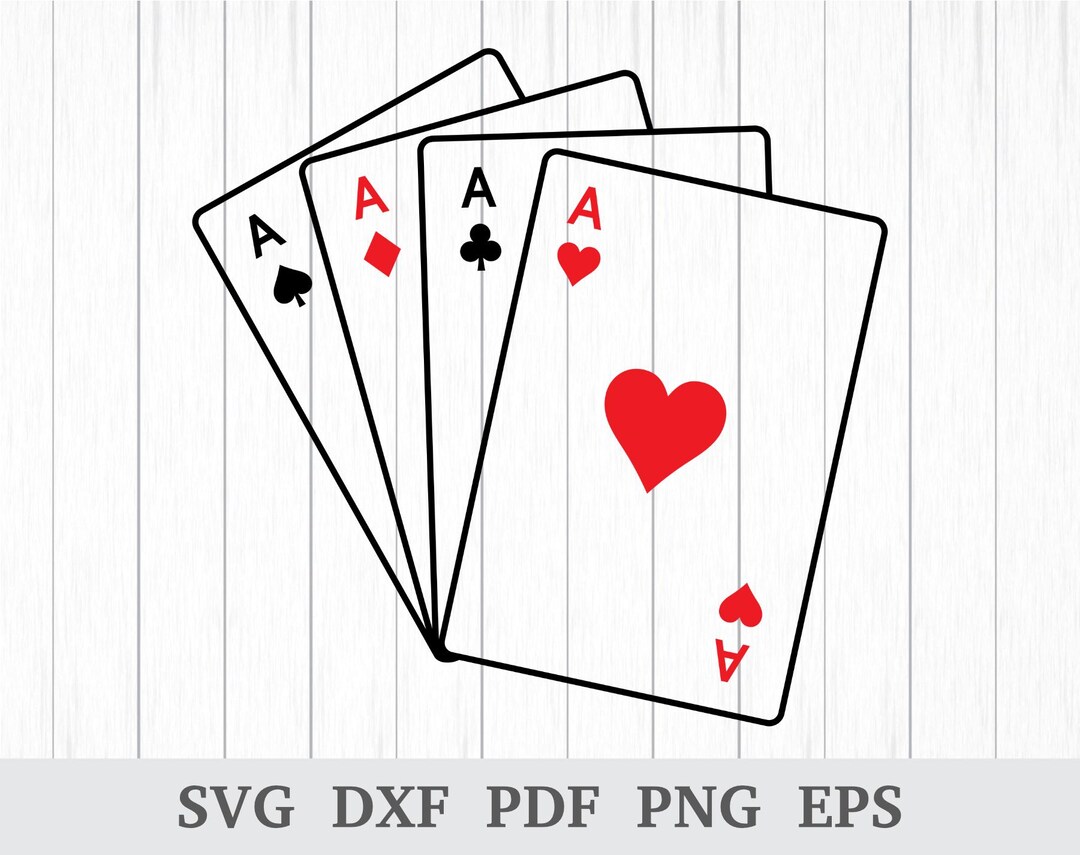 Aces SVG, Aces Playing Cards Svg, Ace of Hearts Svg, Ace of Clubs, Ace ...