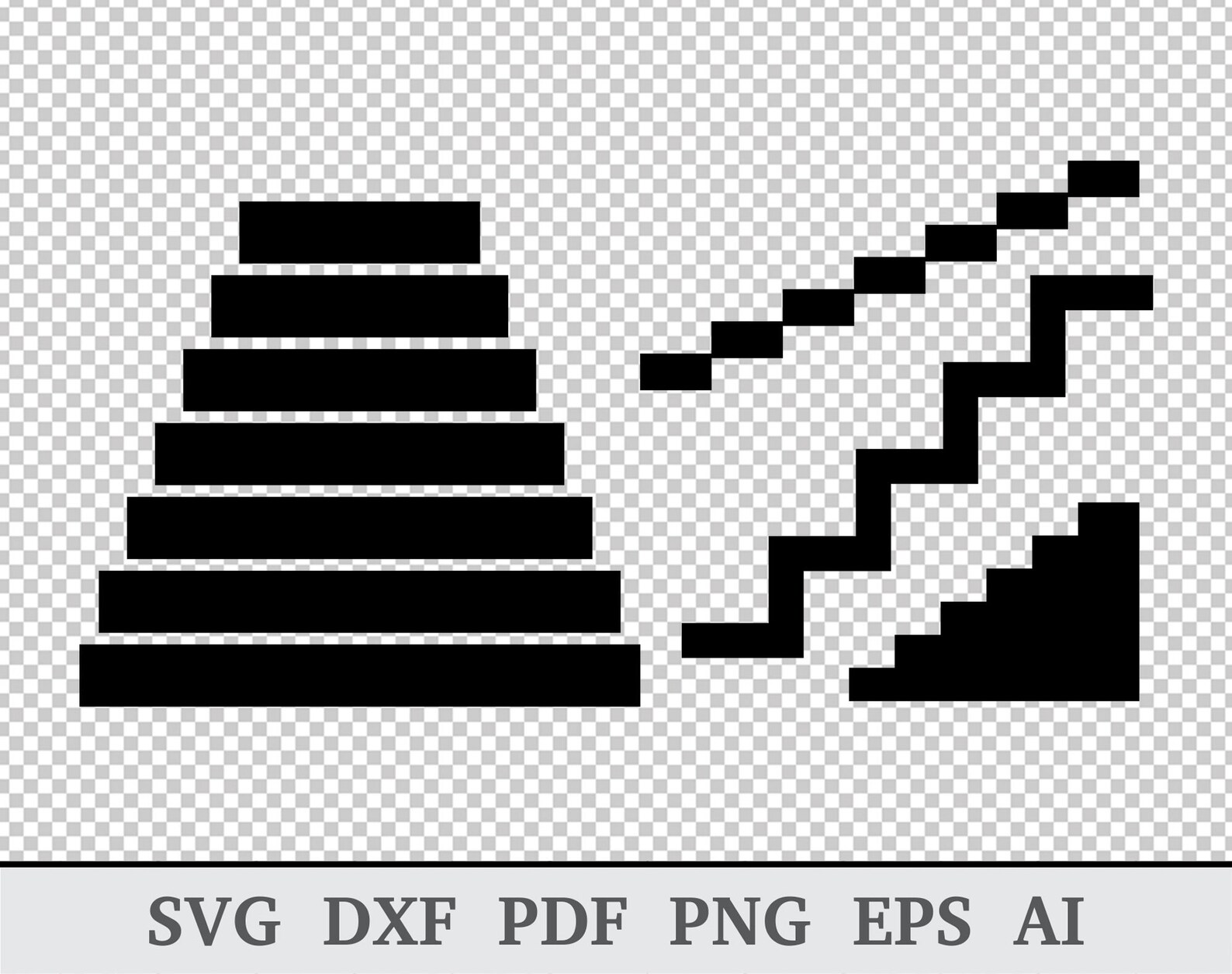 Stairs Svg , Staircase Svg, Stairs Clipart, Stairs Clip Art, Stairs ...