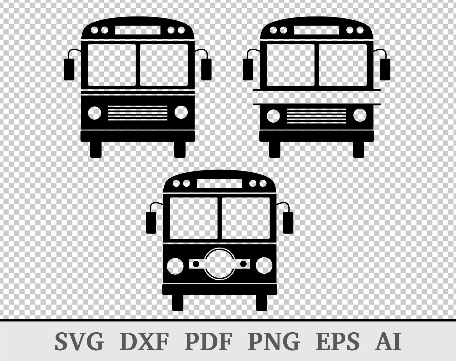 School Bus SVG School Bus Clipart Back to School SVG School - Etsy