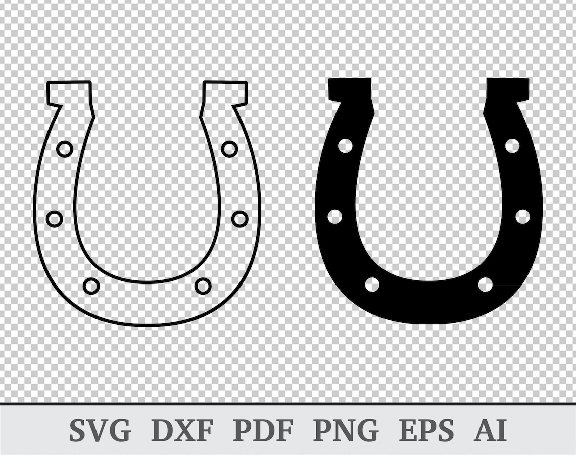 Horseshoe SVG, Horseshoe Clipart, Horseshoe Vector, Horseshoe Cutting ...