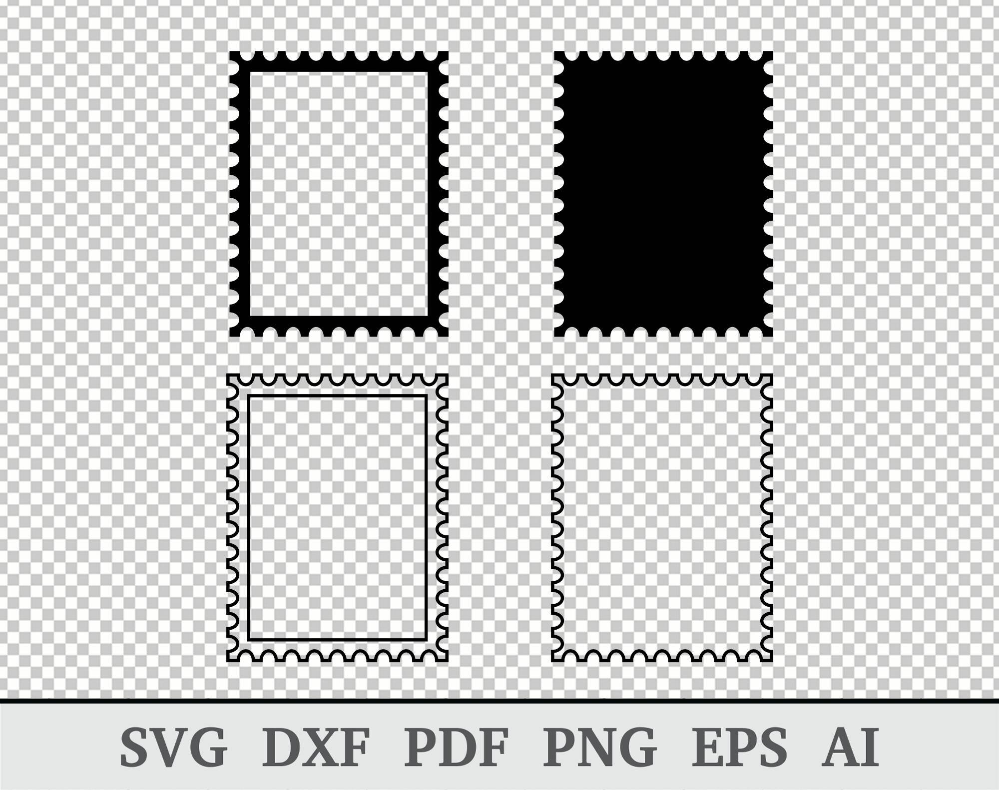 Postage Stamp Svg Postage Stamp Clipart Postage Stamp - Etsy Australia