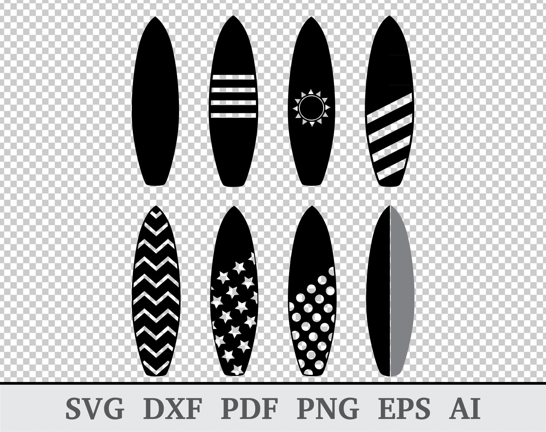 Surfboard SVG, Surfing SVG, Beach Svg, Summer SVG, Surfboard Clipart ...