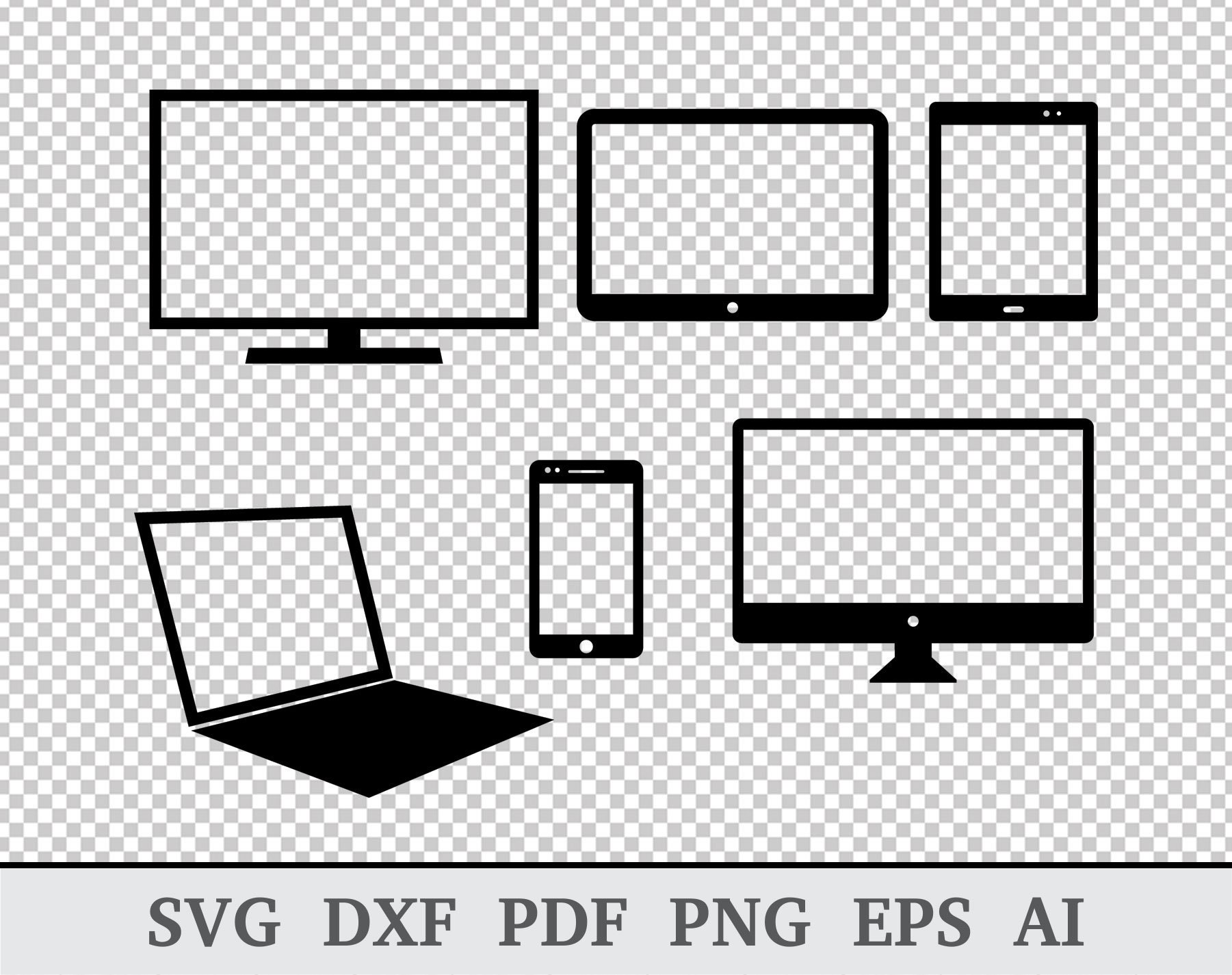 Computer Svg, Phone SVG File, Electronics Svg , Laptop Svg, I Phone Svg ...