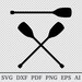 Oars SVG, Boat Oars SVG , Cross Paddles Svg, Lake Svg, Crossed Oars Svg ...