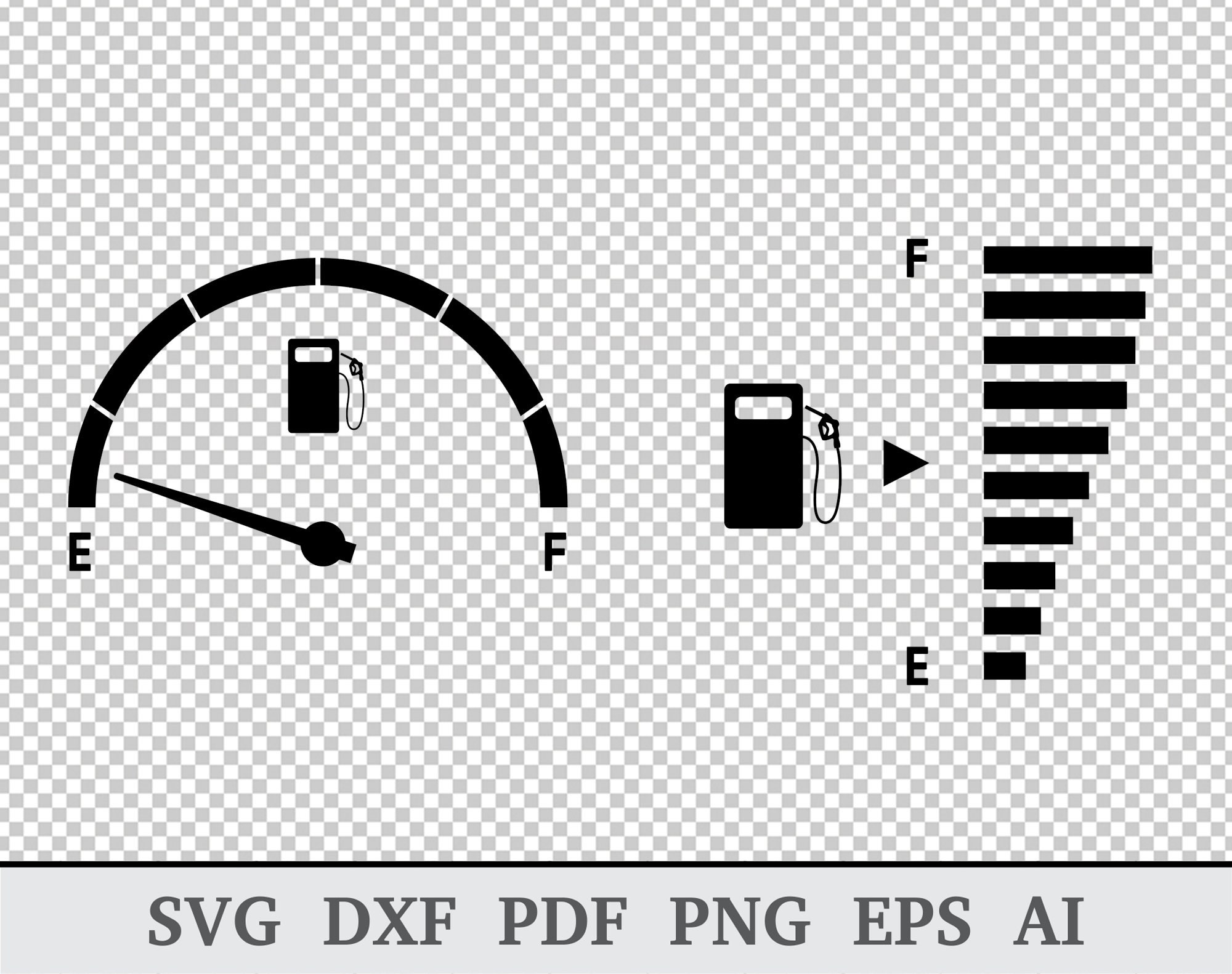 Gas Meter SVG Gas SVG Empty Gas Svg Empty Fuel Svg Fuel - Etsy UK