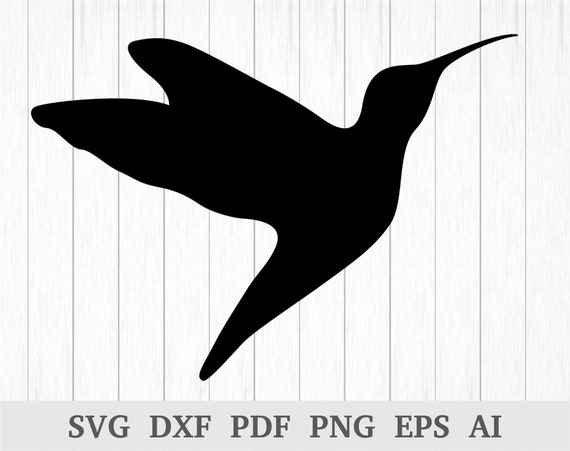 Humming Bird Svg Hummingbird Svg Hummingbird Silhouette SVG - Etsy