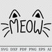 Cat Face SVG, Meow SVG, Cat SVG, Kitten Svg, Cat Lover Svg, Kitty Svg ...