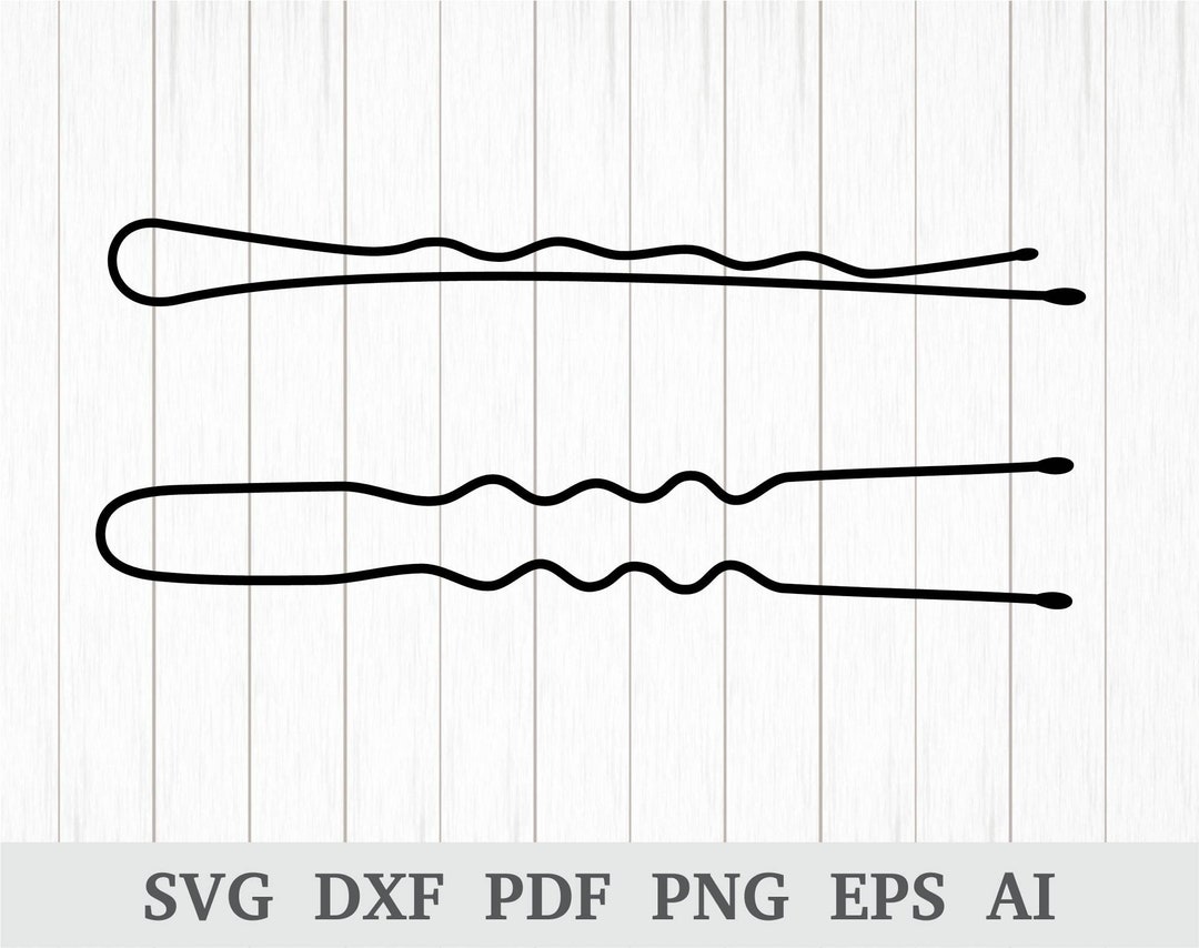 Hair Pin Svg, Bobby Pin SVG, Hair Bobby Pin Svg, Hair Pin Vector, Hair ...