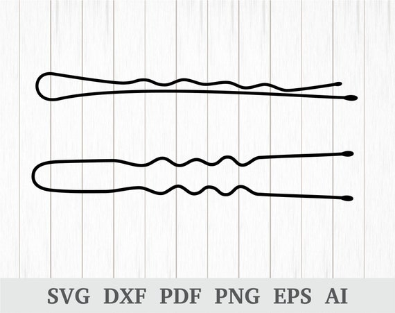 Hair Pin Svg Bobby Pin SVG Hair Bobby Pin Svg Hair Pin | Etsy
