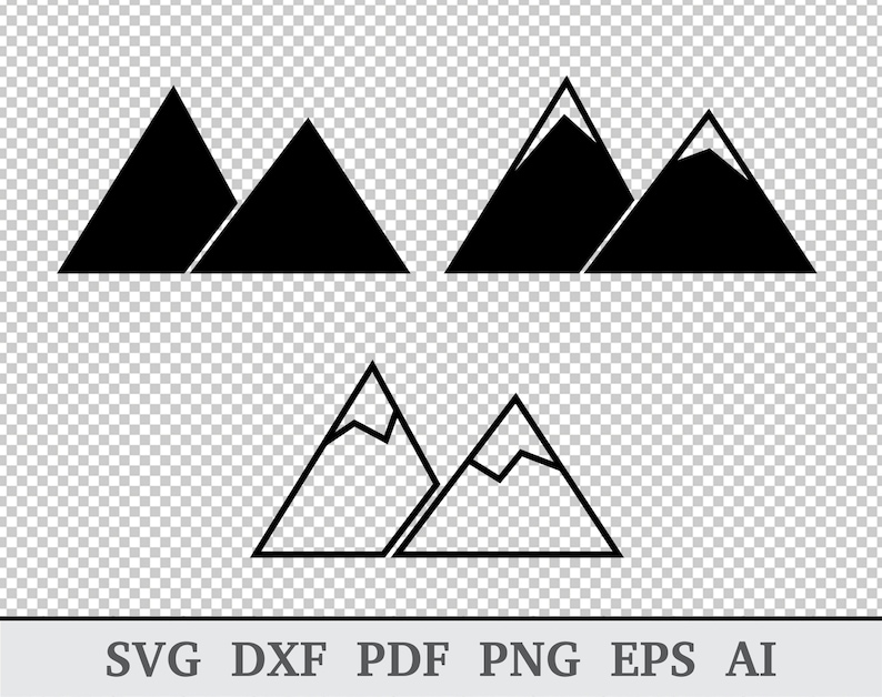 Mountain Svg Mountain Svg Files Mountains Svg Mountain Png - Etsy
