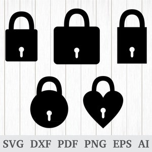 Lock SVG, Locks SVG , Lock Vector, Locks Vector, Heart Lock Svg, Paddle ...