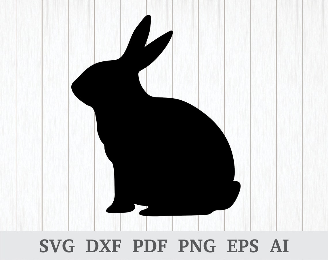 Rabbit Svg Rabbit Png Rabbit Clipart Rabbit Silhouette - Etsy