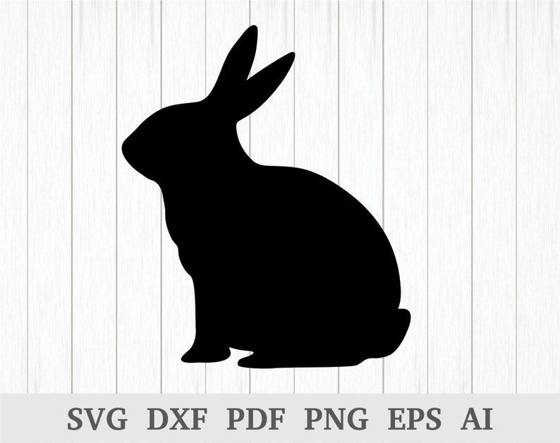 Rabbit Svg Rabbit Png Rabbit Clipart Rabbit Silhouette - Etsy