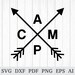 Camp Arrow SVG, Camp With Arrows SVG, Camping SVG, Camp Svg, Camper Svg ...