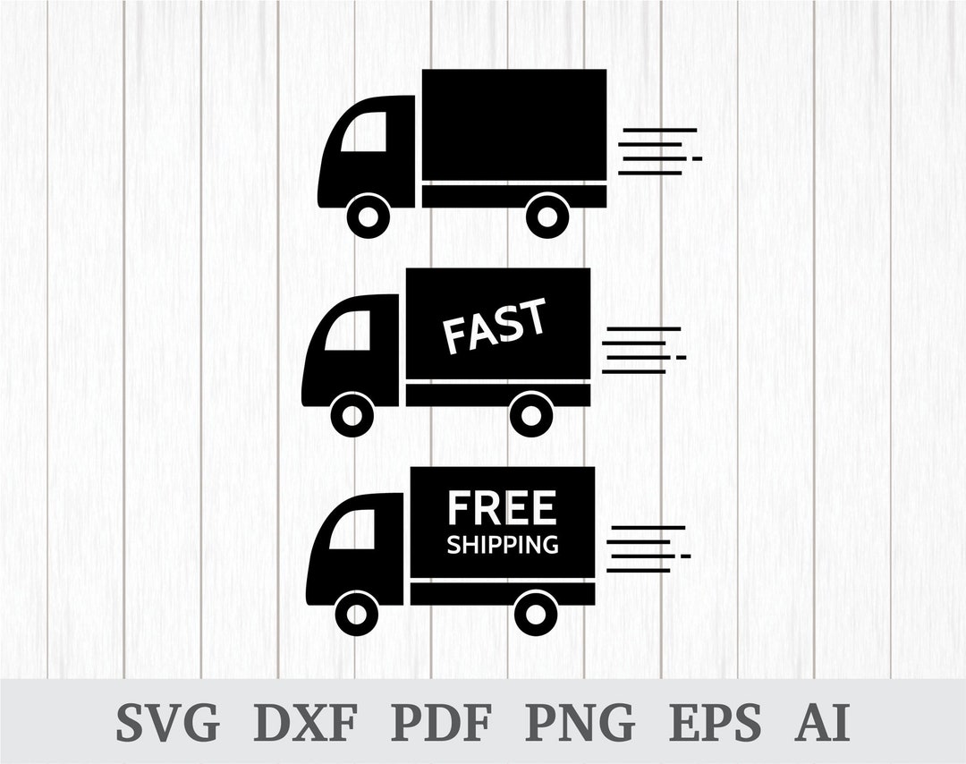 Delivery Van SVG, Fast Delivery Svg , Free Shipping Svg, Ecommerce Svg ...