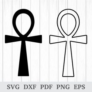 Egyptian Ankh Cross SVG, Ankh PNG, Religious Svg, Key of Life Png ...