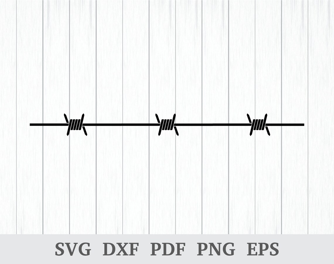 Barbed Wire Svg, Fence Svg, Barb Wire Svg, Fence PNG, Fence Clipart ...