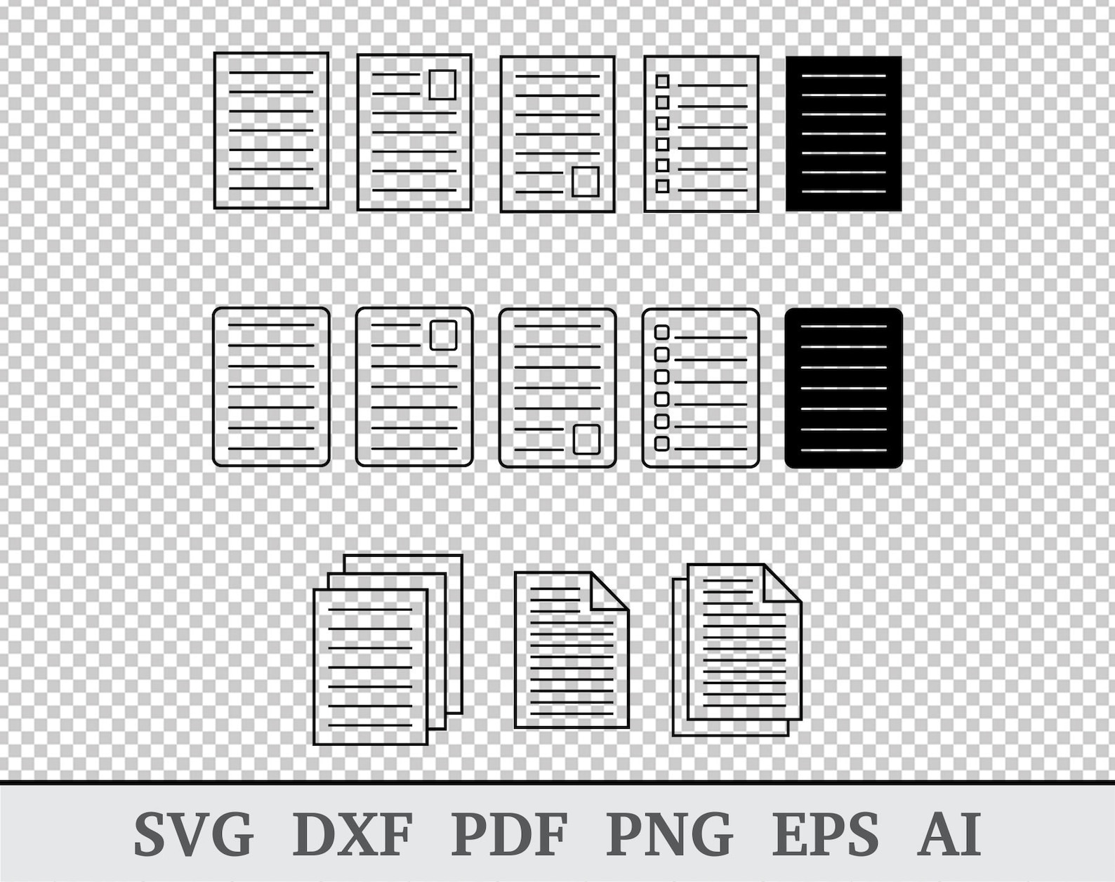 Paper SVG, Page Svg, Document SVG, Business Svg, Checklist Svg, Paper ...