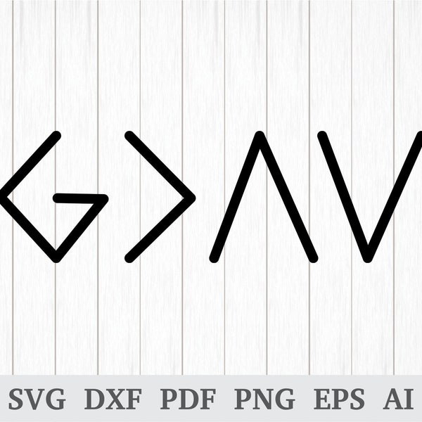 God is Greater Dxf - Etsy