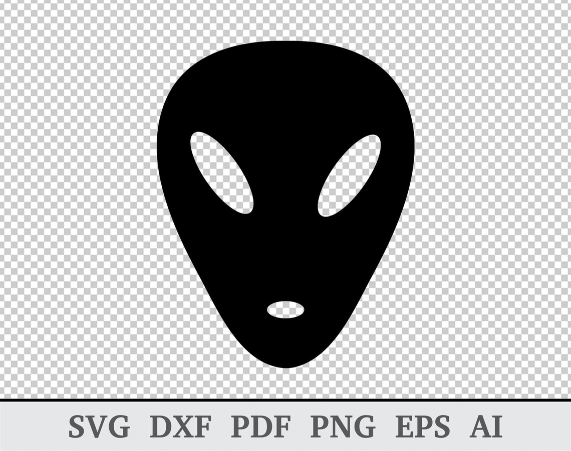 Alien Svg Alien Face Svg Alien Mask Svg Alien Clipart - Etsy
