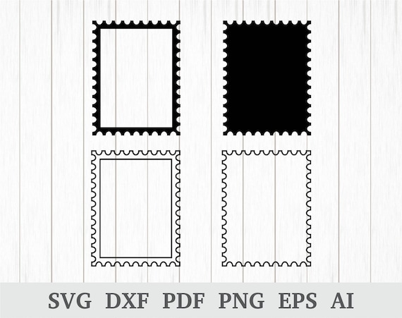 Blank Postage Stamp Clip Art